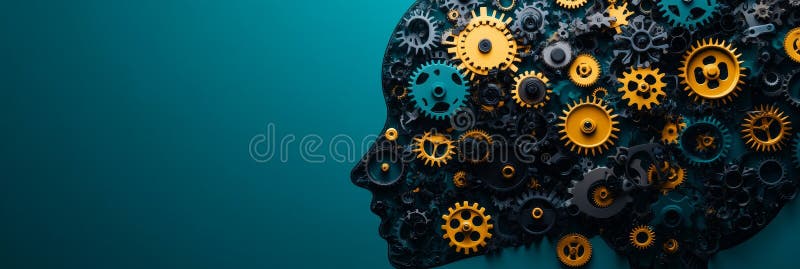 The Mind As a Machine Gears of Thought Intricate Gears and Cogs Fill a ...