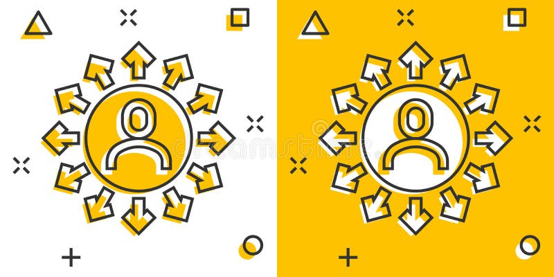 Mind Awareness Icon in Comic Style. Idea Human Cartoon Vector ...