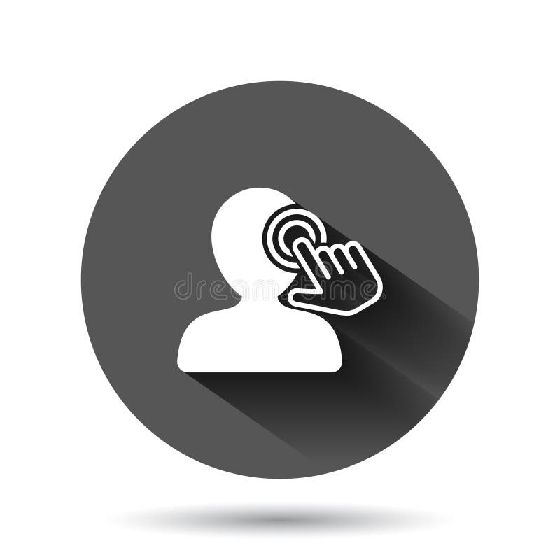 Mind Awareness Icon in Flat Style. Idea Human Vector Illustration on ...