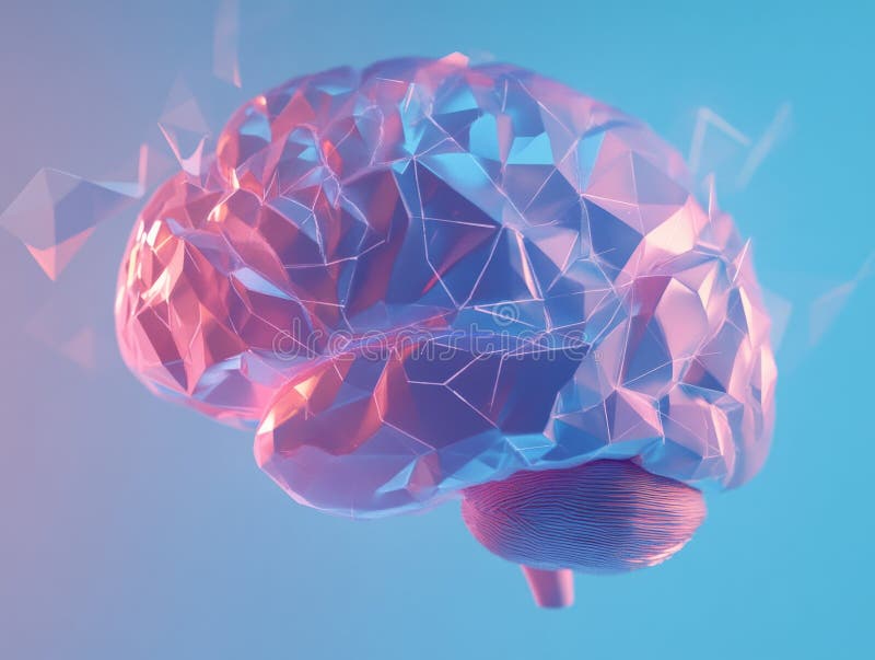 Mind-bending Digital Art of Brain in Space Stock Image - Image of ...