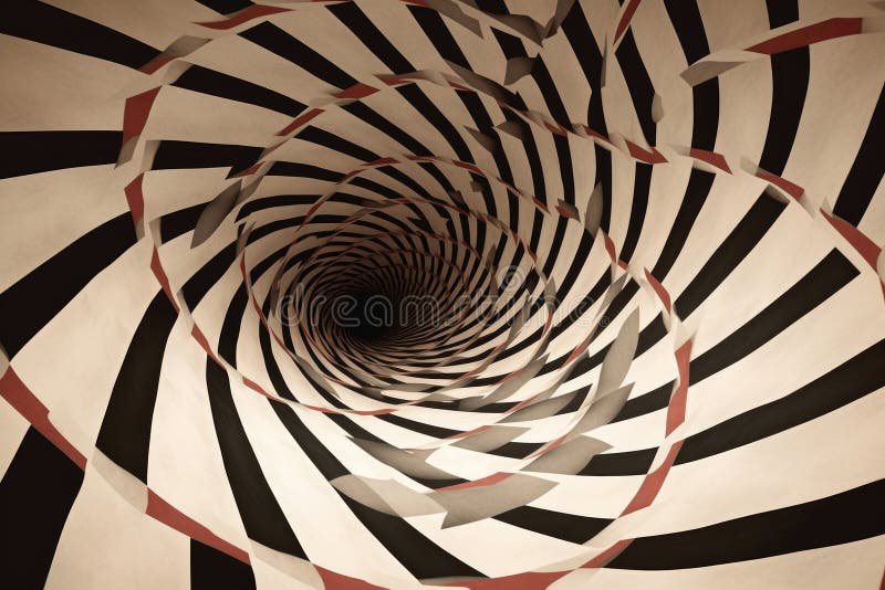 A Mind-Bending Optical Illusions, a Generative AI Masterpiece Stock ...