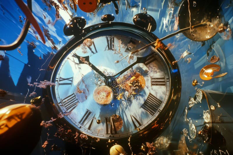 A Mind-bending Surrealist Clock Face Warping through Time and Space ...