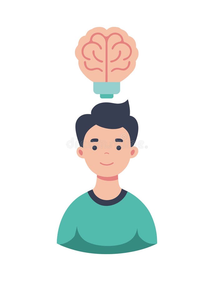 Mind and Body Cognitive Function Ilustración del Vector - Ilustración ...