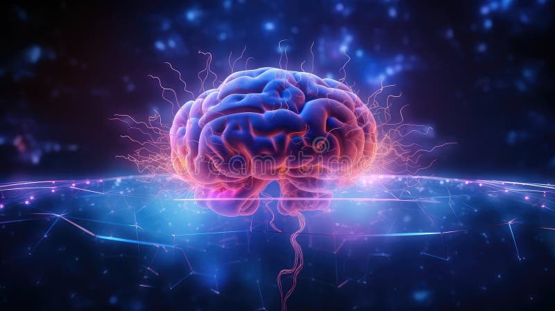 Brain Synapse Scheme Infographics Stock Vector - Illustration of head ...