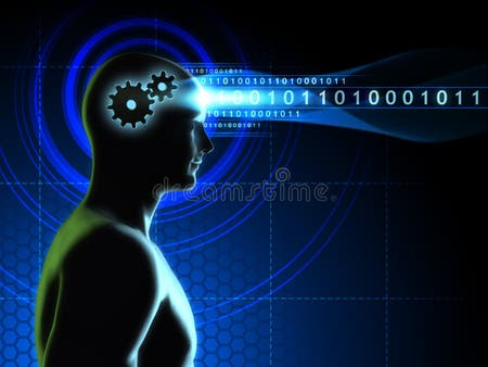 Mind code stock illustration. Illustration of head, idea - 76734151