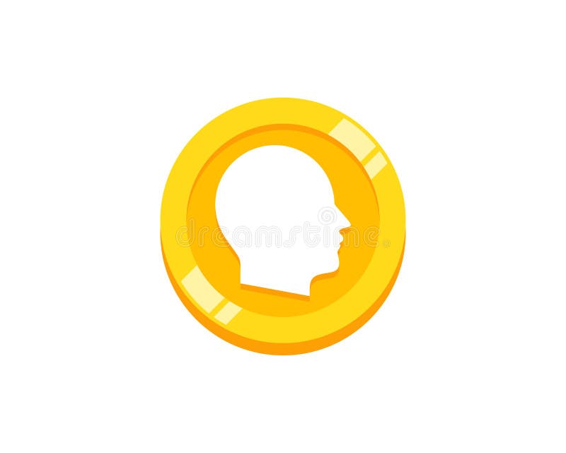 Brain Money Icon Logo Design Element Stock Vector - Illustration of ...