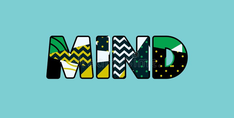 Mind Concept Word Art Illustration Stock Vector - Illustration of ...