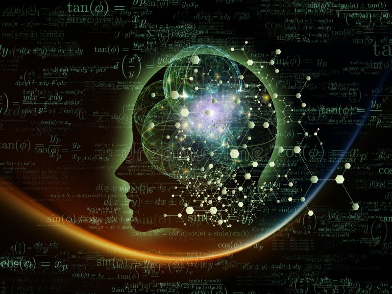 Mind Energy stock illustration. Illustration of forehead - 44270601