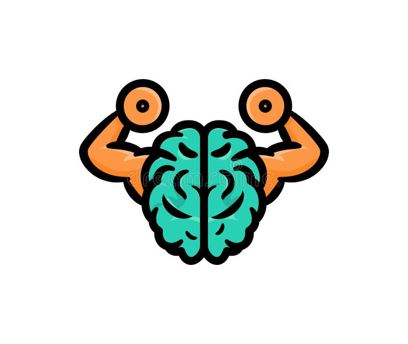 Mind Exercise Will Power Icon Logo Stock Illustration - Illustration of ...