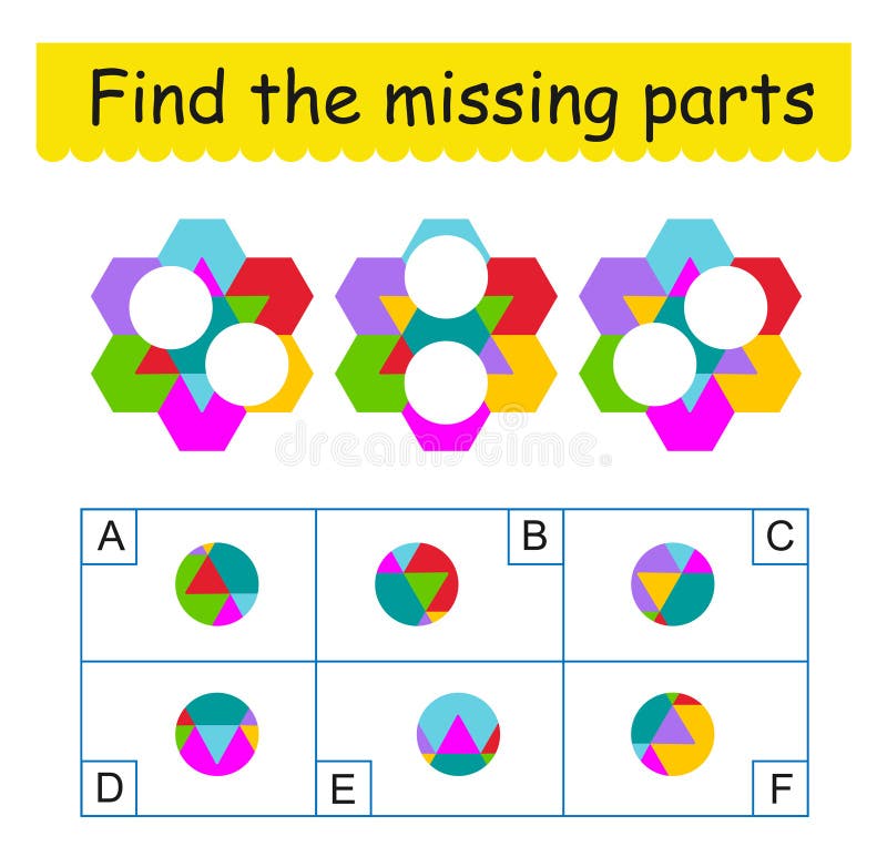 Mind Game. Task for the Development of Logic for Kids Stock Vector ...