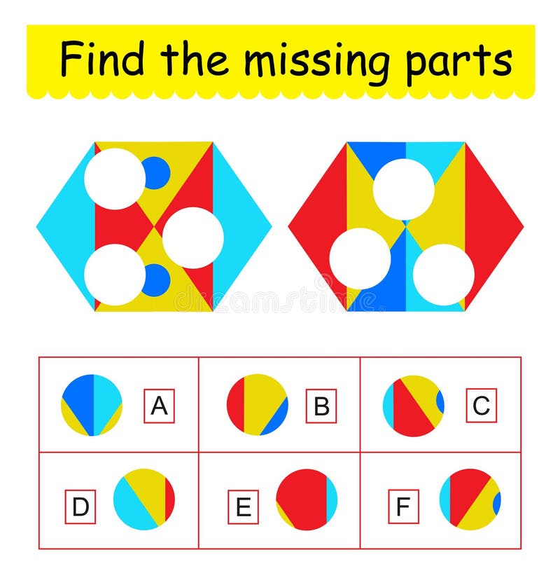 Mind Game. Task for the Development of Logic for Children Stock Vector ...