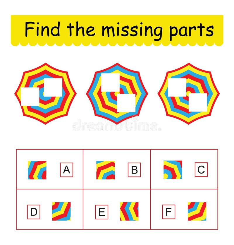Mind Game. Task for the Development of Logic for Kids Stock Vector ...