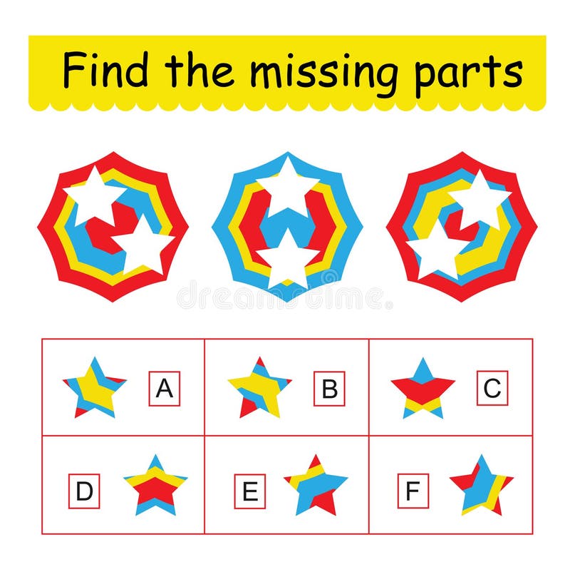 Mind Game. Task for the Development of Logic for Children Stock Vector ...