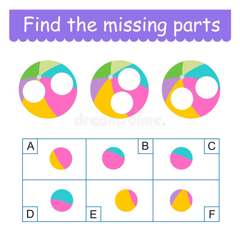 Mind Game. Task for the Development of Logic for Children Stock Vector ...