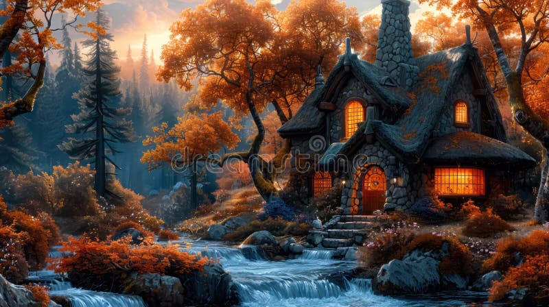 Mind Games. Surreal Mystical Fantasy Artwork Stock Illustration ...