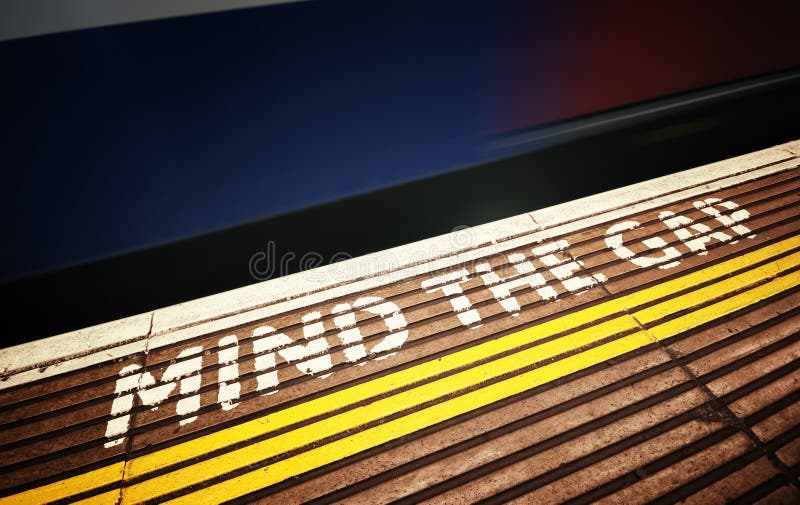 Mind the Gap editorial stock image. Image of culture - 16113439