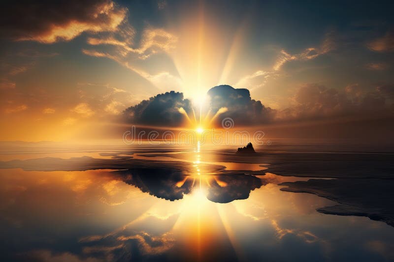 Mind of God, Represented by Peaceful and Serene Sunrise, Bringing New ...