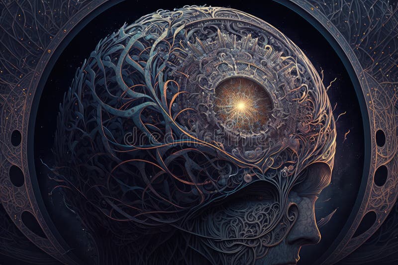 Mind of God in the Shape of a Spiral, Representing Infinite Creativity ...