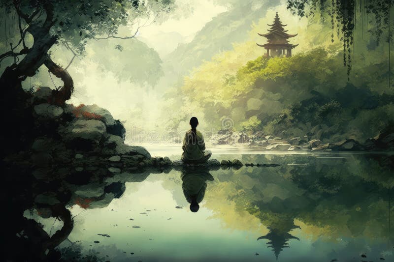 Mind of God, with View of Vast and Endless Cosmos, Showing the Creator ...