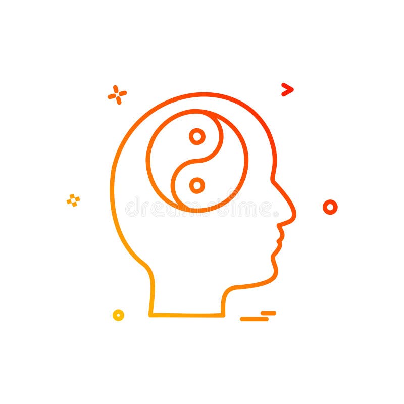 Mind icon design vector stock vector. Illustration of label - 132393728