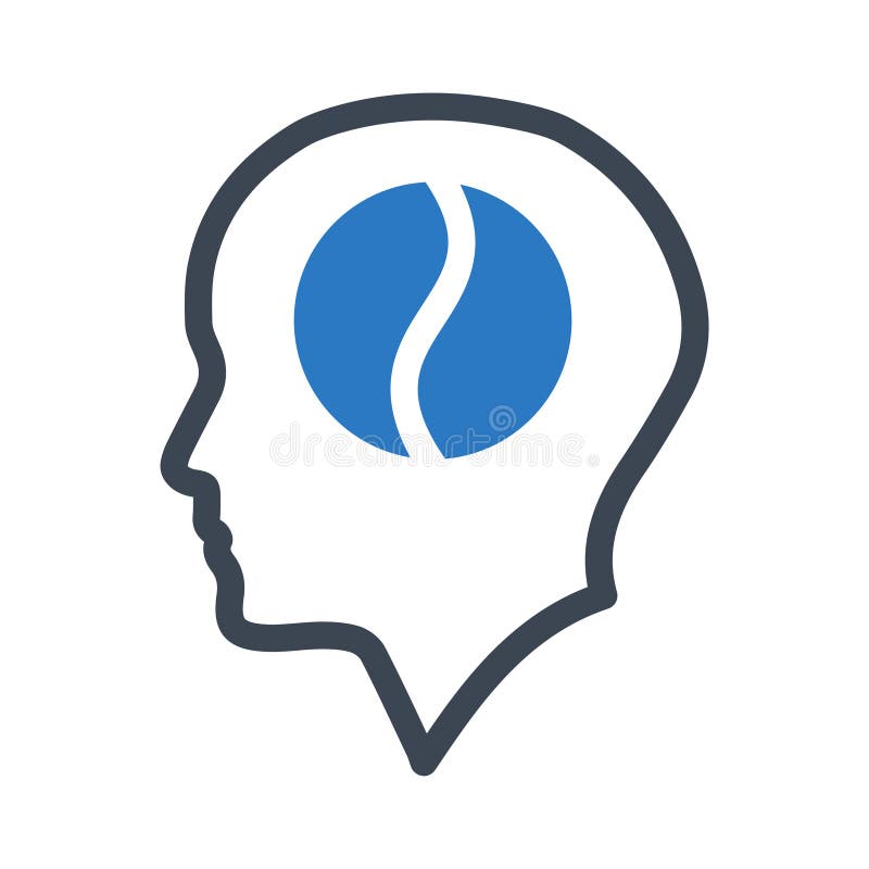 Mind Glyph Colour Vector Icon Stock Vector - Illustration of management ...