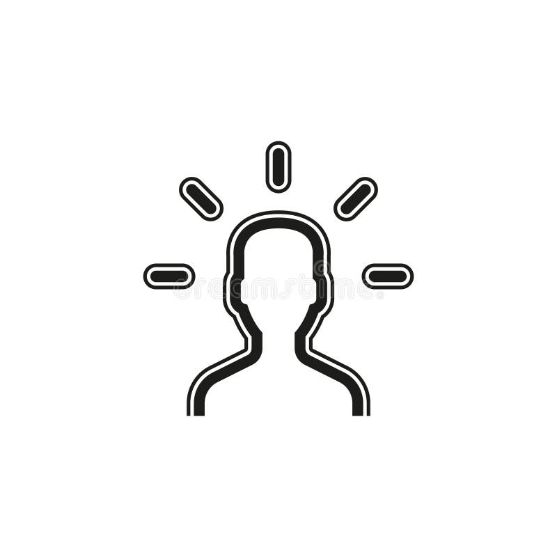 Mind Icon. Logo Element Illustration Stock Illustration - Illustration ...