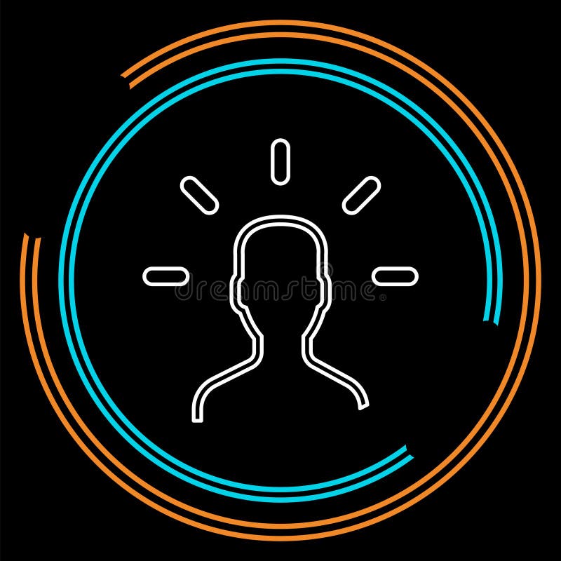 Mind Icon. Logo Element Illustration Stock Vector - Illustration of ...