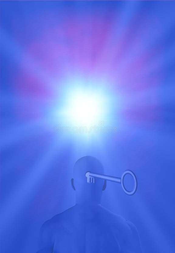 Mind Key stock illustration. Illustration of consciousness - 3519453