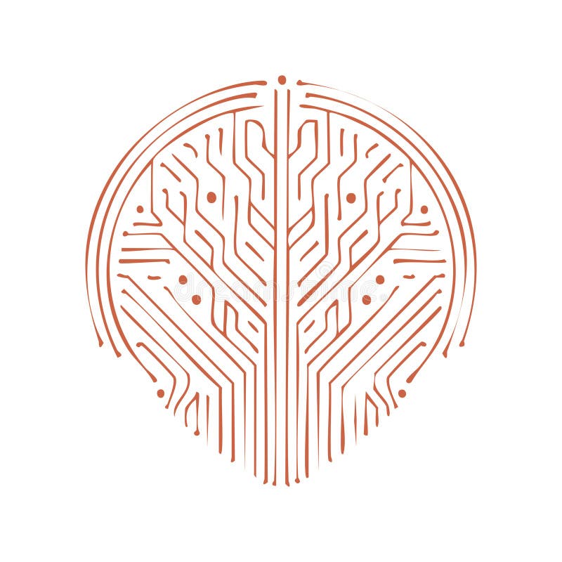 Mind Lines Minimalist Logo stock vector. Illustration of head - 357636180