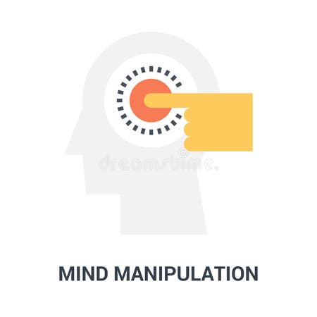 Mind Manipulation Icon Concept Stock Illustration - Illustration of ...