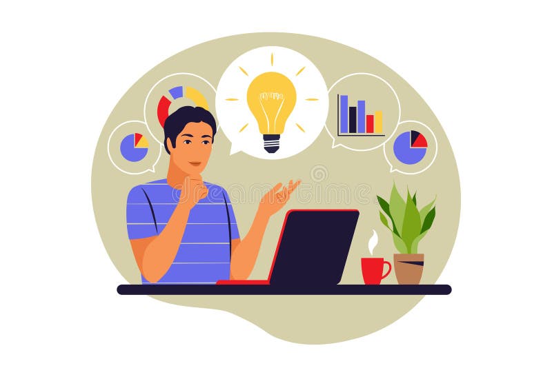 Mind Map Concept. Business Idea Generation. Plan Development ...