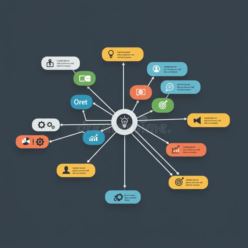 Branching Circle Stock Illustrations – 359 Branching Circle Stock ...