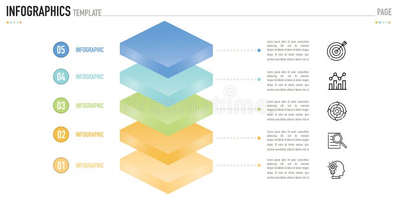 Mind Map Isometric Infographic for Business Presentation Stock Vector ...