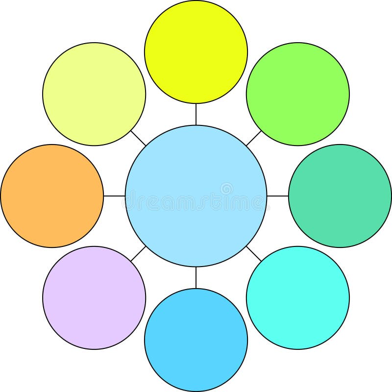 Simple Flowchart, Bubble Diagram or Mind Map Infographics Template ... Simple Flowchart, Bubble Diagram or Mind Map Infographics Template ...