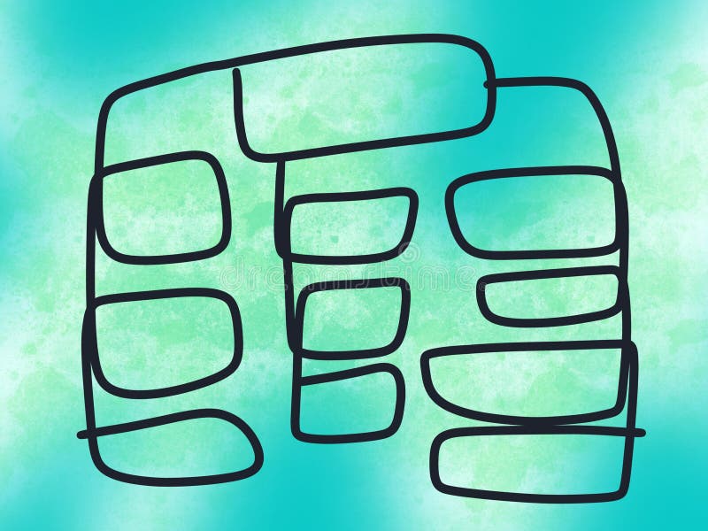 Mind mapping . stock illustration. Illustration of connection - 256906643