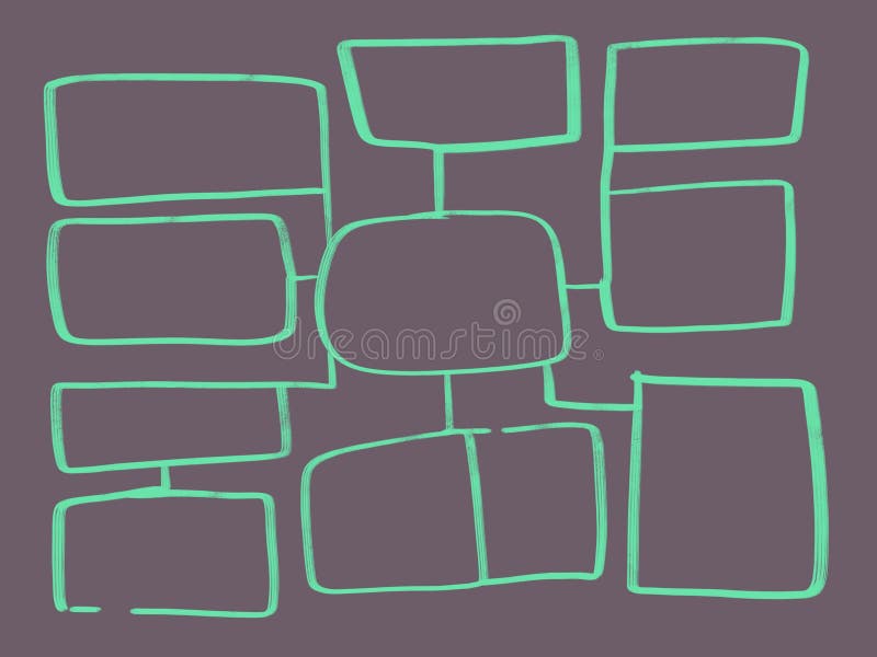 Mind mapping . stock illustration. Illustration of minimal - 256906816