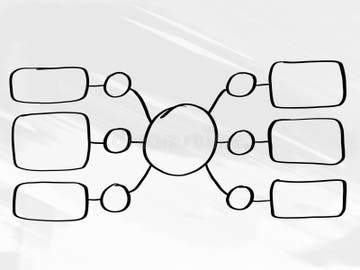 Mind Mapping Presentation of Connection. Stock Illustration ...