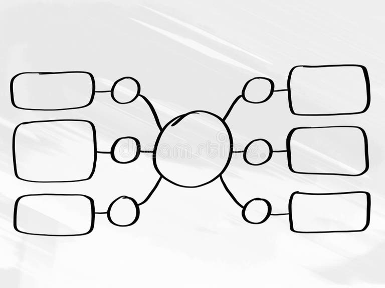 Mind Mapping Presentation of Connection. Stock Illustration ...