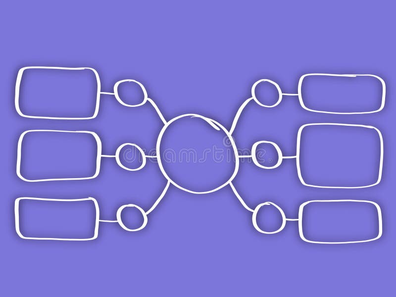 Mind Mapping Presentation Set. Stock Illustration - Illustration of ...