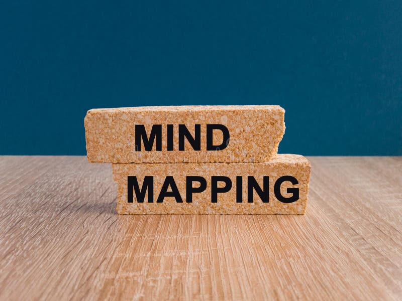 Mind Mapping Symbol. Concept Words Mind Mapping on Brick Blocks Stock ...