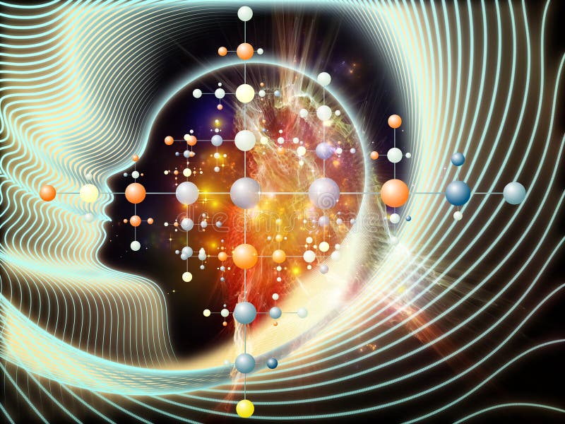 Mind of Matter stock illustration. Illustration of knowledge - 197328044
