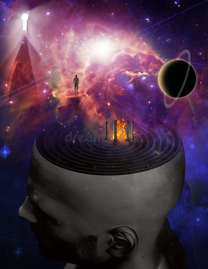 Mind Maze stock illustration. Illustration of creative - 23083077