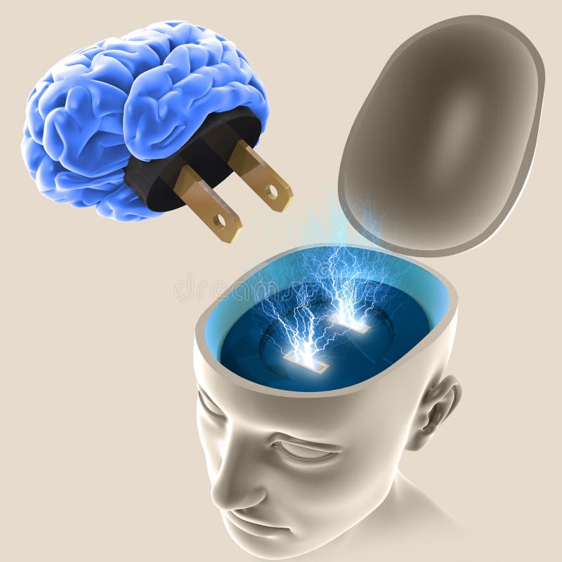Open Mind stock illustration. Illustration of head, brainstorm - 2609092