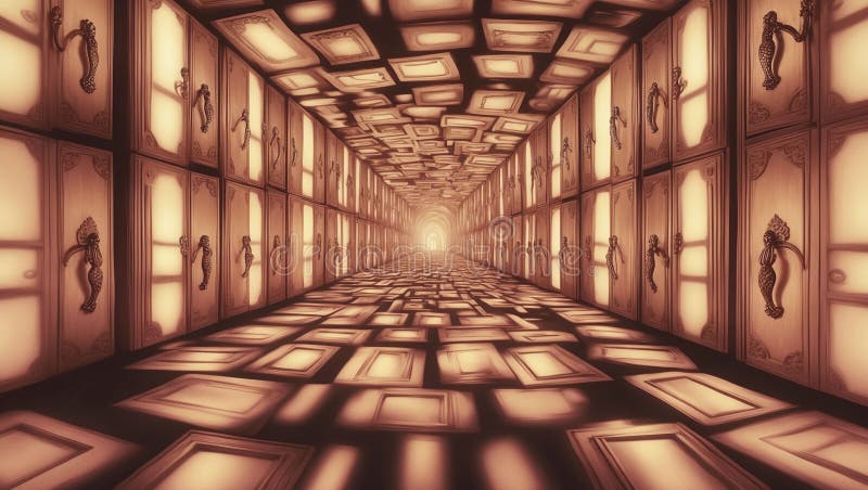 A Mind Palace Filled with Doors, Each Leading To Different Emotions ...