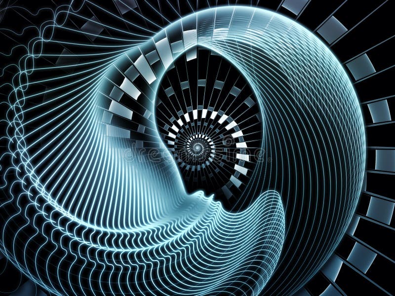 Paths of the Mind stock illustration. Illustration of brain - 36321568