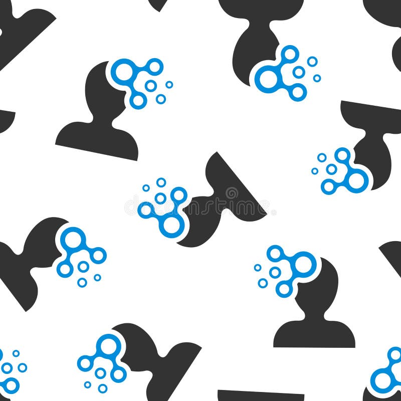 Mind People Icon in Comic Style. Human Frustration Vector Cartoon ...