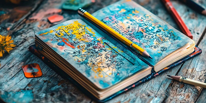 A Mind at Play Where Dreams Take Shape in Lines and Shadows on Papers ...