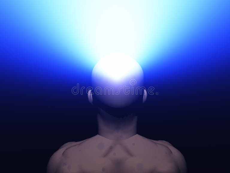 Mind power stock illustration. Illustration of black - 22510390