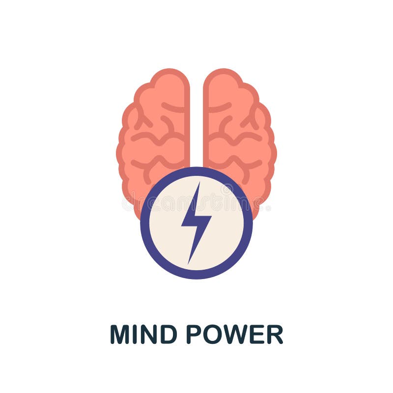 Brain Power Icon. Simple Line Element Brain Power Symbol for Templates ...