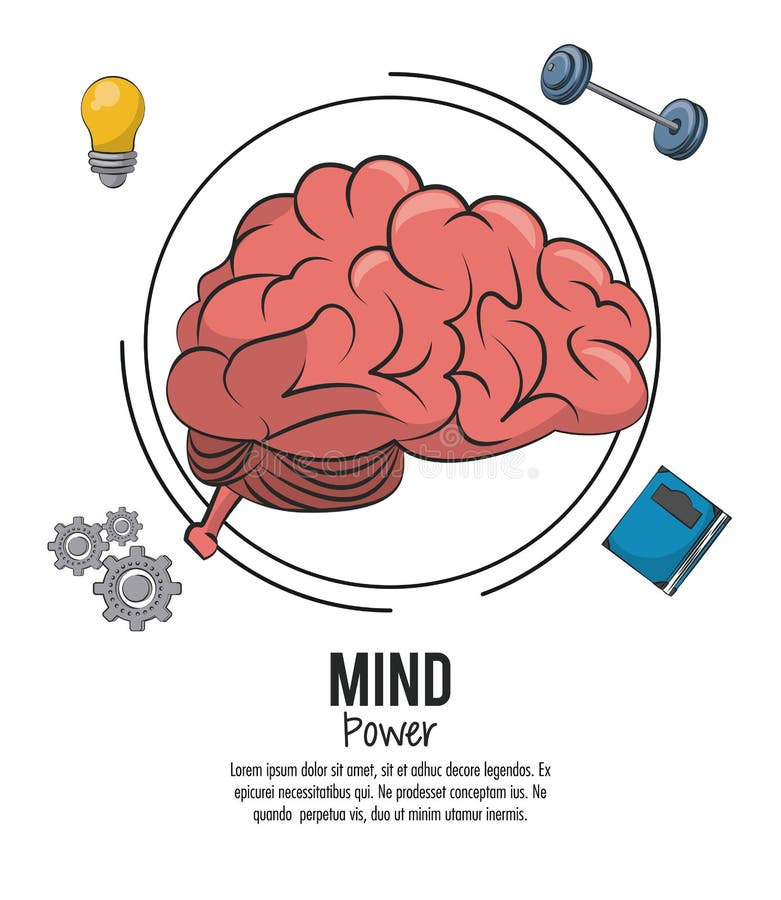 Mind power concept stock vector. Illustration of concepts - 121955100